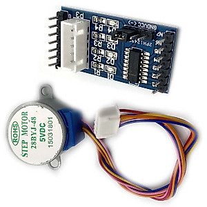 Kiro&Seeu DC5V 28BYJ-48 Stepper Motor with ULN2003 Drive Boards Blue Compatible with Arduino (5V)
