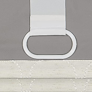 ECLIPSE Darien Insulating Blackout Cordless Lined Window Roman Shade for Living Room, 39 in x 64 in, Ivory