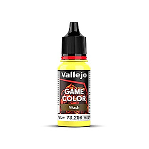 Vallejo Game Color 73208 Yellow Wash (18ml)