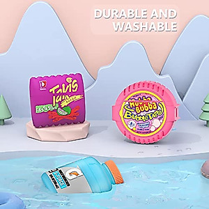 [3Pack] Cute Silicone Cover for Airpod Pro 2 Generation,Sport Water+Bubble Gum+Purple Potato Funny 3D Food Protective Cases Accessories for Airpods Pro 2nd Generation,Kawaii Case for Boys Girls Kids