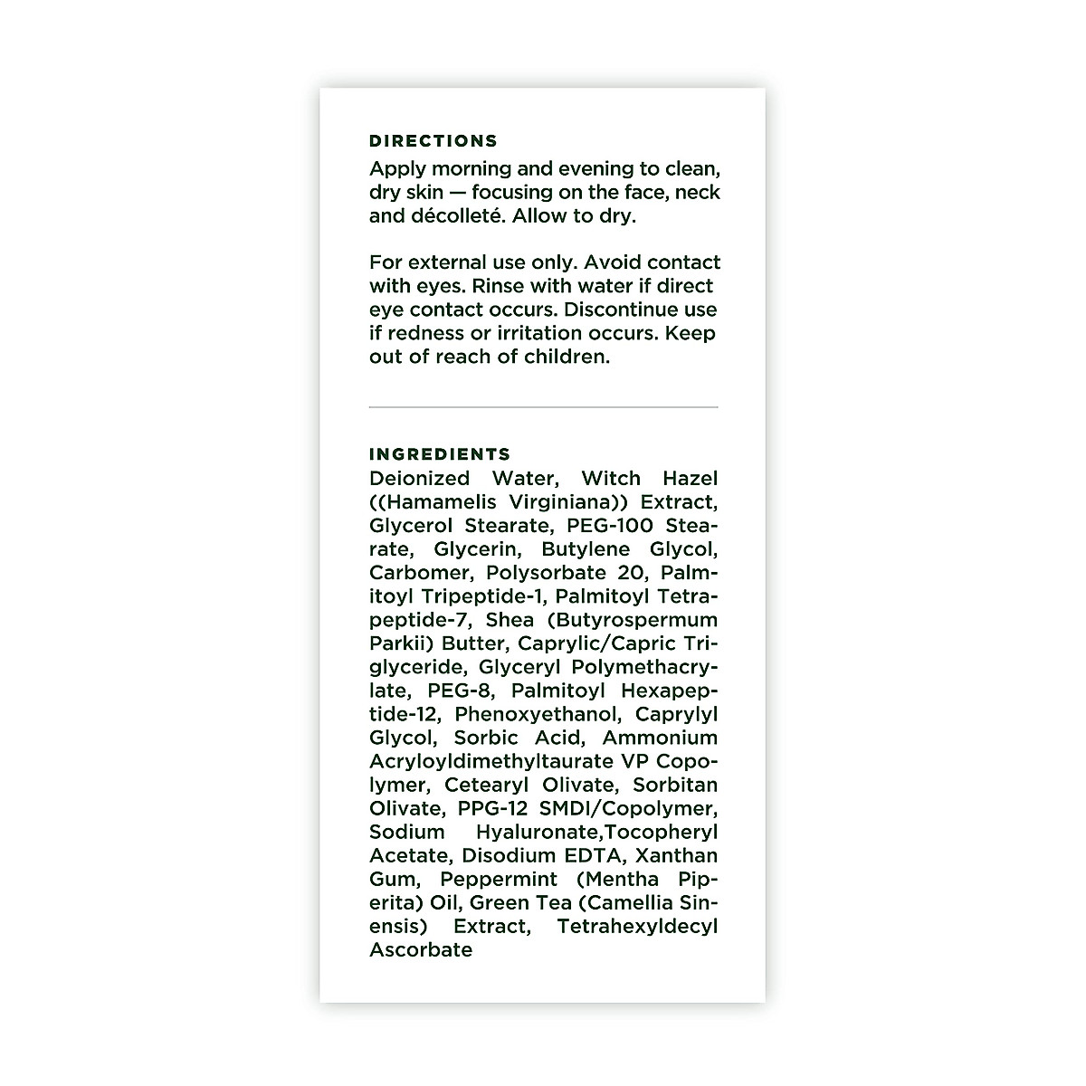 Tree of Life Beauty Moisturizer, Matrixyl 3000 Face Cream With Peptide Reduces Fine Lines, Wrinkles & Firms Skin - Dermatologist Tested for Dry Sensitive Skin - Non-Greasy Facial Skin Care - 1 Fl Oz