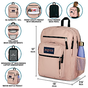 JanSport Laptop Backpack - Computer Bag with 2 Compartments, Ergonomic Shoulder Straps, 15” Laptop Sleeve, Haul Handle - Book Rucksack - Galaxy