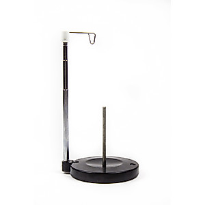 Embroidex Adjustable Single Thread Spool Holder – Stand Alone Embroidery, Sewing or Quilting Thread Holder or Stand – Ensures Smoother Feed = Heavy Plastic Base