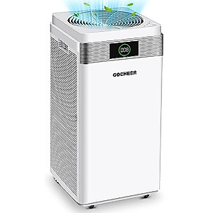 Gocheer Air Purifiers for Home Large Room, CADR 1000 Covers 2500 Sq ft, Captures 99.98% of Particle, H13 True HEPA Filter for Allergies Pets Smoke Asthma Quiet Extra Large Room Air Purifiers
