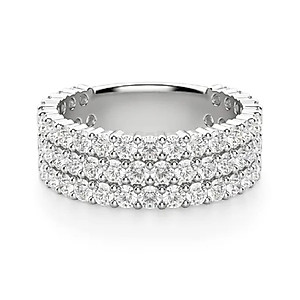Love Band 1.5 MM Moissanite Matching Comfort Fit Band Colorless Moissanite Engagement Ring Wedding Band Silver Solitaire Vintage Antique Anniversary Diamond Moissanite Rings Customized Band (9)