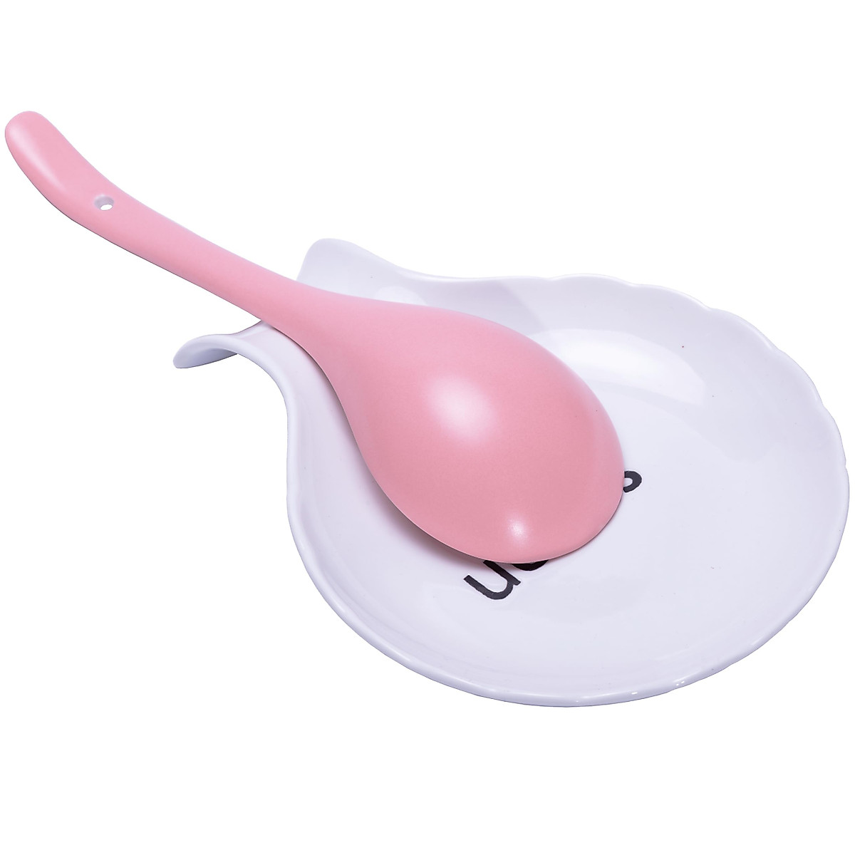 XANADU Ceramic Spoon Rest for Kitchen Counter | Cooking Spoon Holder for Stove Top | Countertop Spoon Rest for Spatulas,Ladles, Tongs & More, White