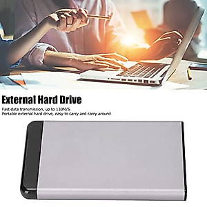 Crazy Sales External Hard Drive, USB 3.0 and USB 2.0 Metal Design External SSD Portable for All in One Computers for Notebooks for Desktop Computers(#1)