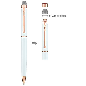0.31 Inches (8 mm) Replaceable Rubber Tips for ChaoQ Stylus Pens (Pack of 10)