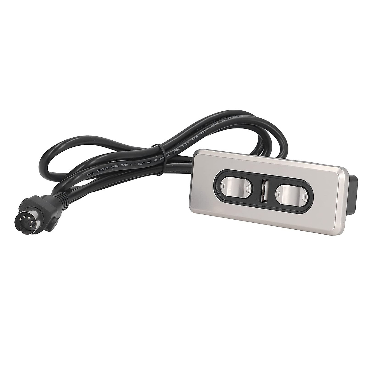 AUNMAS Lift Chair or Power Recliner Hand Controller, Dual Motor 12V/29V 2 Button 5 Pin Electric Sofa Controller with USB Universal Lift Chair Remote Replacement