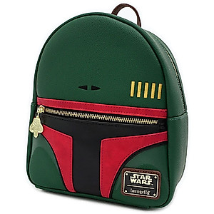 Loungefly Star Wars Boba Fett Faux Leather Mini Backpack Standard