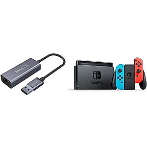 Ethernet USB LAN Adapter fits Nintendo Switch