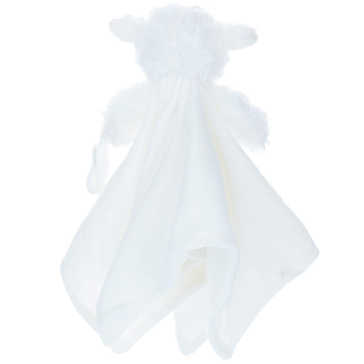 Carter's Lamb Plush Stuffed Animal Snuggler Blanket - White