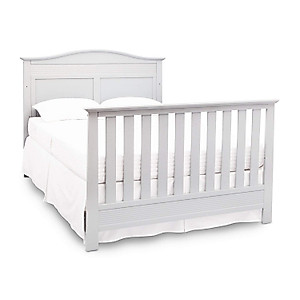 CC KITS Full-Size Conversion Kit Bed Rails for Serta Aberdeen, Adelaide, Ashland, Banbury, Barrett, Bethpage, Fairmont, Fall River, Fernwood & Mid-Century Modern Lifestyle 4-in-1 Cribs (Bianca White)