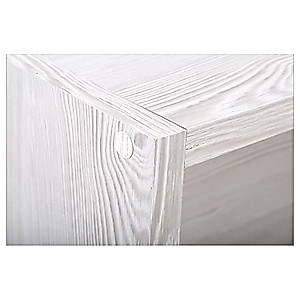 Kiera Grace Square Cubbi Rustic & Timeless Single Decorative Engineered Wood Floating Wall Shelf for Home, Room, & Office, 5.8" L W x 11.8" H, Weathered Grey (FN01520-4)