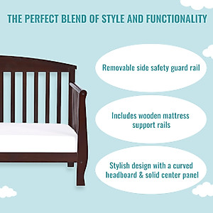 Dream On Me Dallas Toddler Day Bed, Espresso (651-ESP)