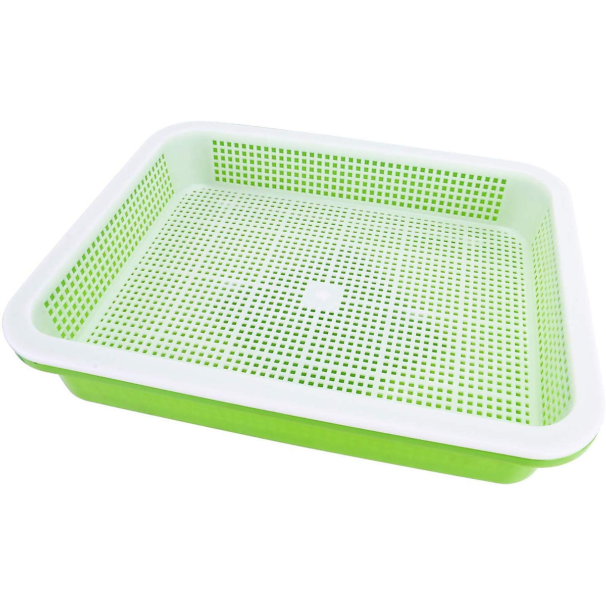 Blawicat Seed Sprouter Tray Seed Germination Tray BPA Free Nursery Tray for Seedling Planting Suit for Garden Home Office (5pcs with lid)