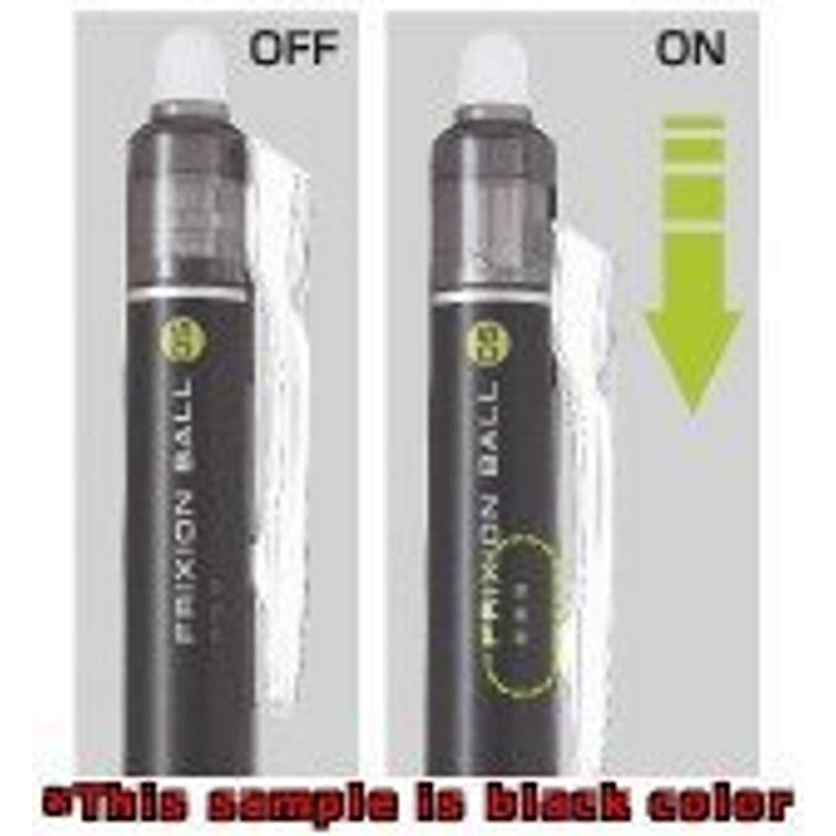 Pilot FriXion Ball Knock Retractable Erasable Gel Ink Pens, Extra Fine Point 0.5mm, Light Blue Ink, 3 Pens & 6 Refills Value Set