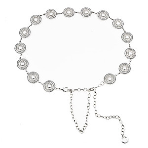 ILuvatar Fashion Metal Waist Chain Belt Blouse Dress Sweater Chain Belt U21