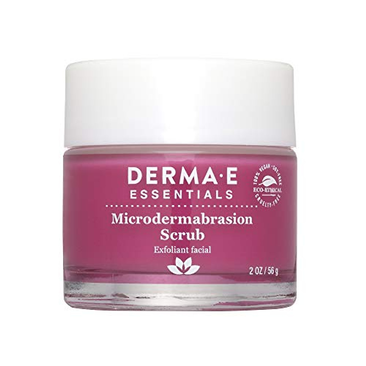 DERMA E Microdermabrasion Scrub with Dead Sea Salt & Citrus Essential Oils – Facial Exfoliating Scrub Smooths, Revitalizes and Renews – Ideal for Scars and Wrinkles, 2oz