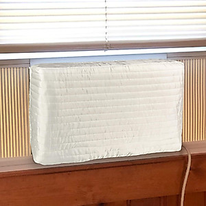 Indoor Air Conditioner Covers for Window Units, Window AC Unit Cover for Inside (21"W x 15"H x 3.5"D)