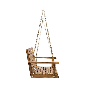 Christopher Knight Home Outdoor Acacia Wood Porch Swing,Brown/Teak