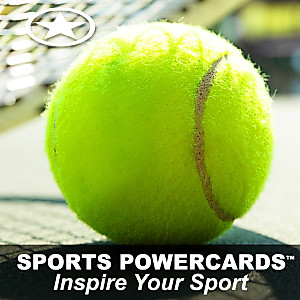 Play Strong Tennis Birthday Card 1-Pack (5x7) Power Player Illustrated Sports Birthday Cards Greeting Cards- Awesome for Tennis Players, Coaches and Fans Birthdays, Gifts and Parties!