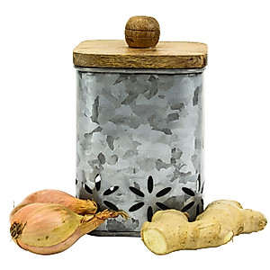 Boston Warehouse Root Vegetable Storage Set for Potatoes, Onions, and Garlic