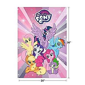 Pyramid America My Little Pony Group Cute Kids Room Animated Cartoon Series Cool Wall Decor Art Print Poster 24x36