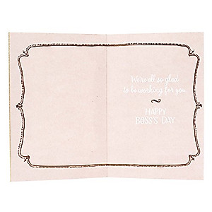 Hallmark Boss's Day Card from All (So Glad to Work for You) (499BBN1002)