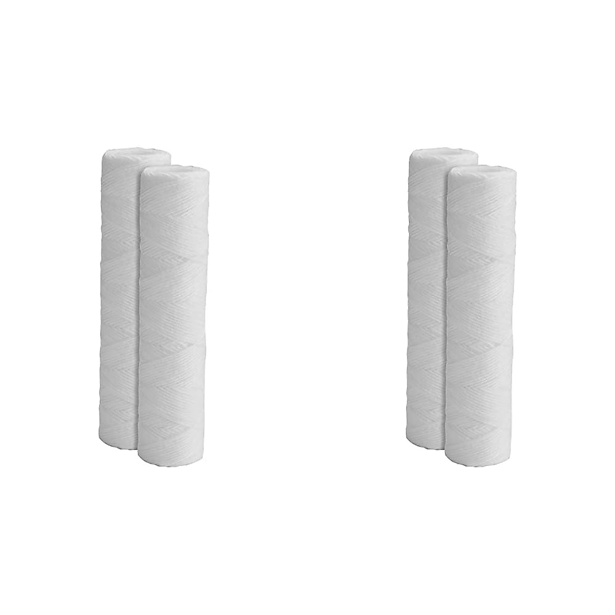 GE FXWSC Whole House Water Filter | Replacement for Water Filtration System | NSF Certified: Reduces Sediment, Rust & Other Impurities from Water | Replace Every 3 Months for Best Results | 2 Filters