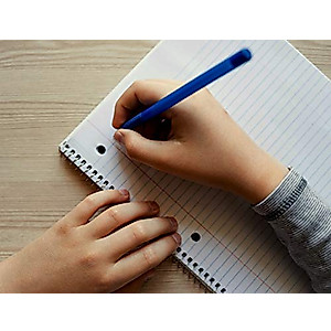 Better Office Products Spiral Notebooks 1-Subject, 24 Pack, College Rule, 70 Sheet, 8 x 10.5 inches, 6 Assorted Primary Colors, 24 Pack