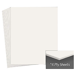 Archival Methods Conservation Mat Board, 14x18", 4 Ply, Pearl White, Package of 25