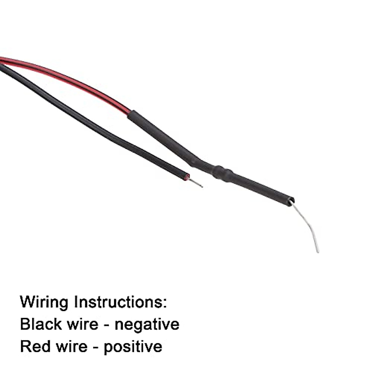 2Pcs Fake Alarm Lamp Blue Light Modification Universal 12V Vehicle Accessories Blinking LED Security Warning Lamp for Car-s Boats RVs Motorcy