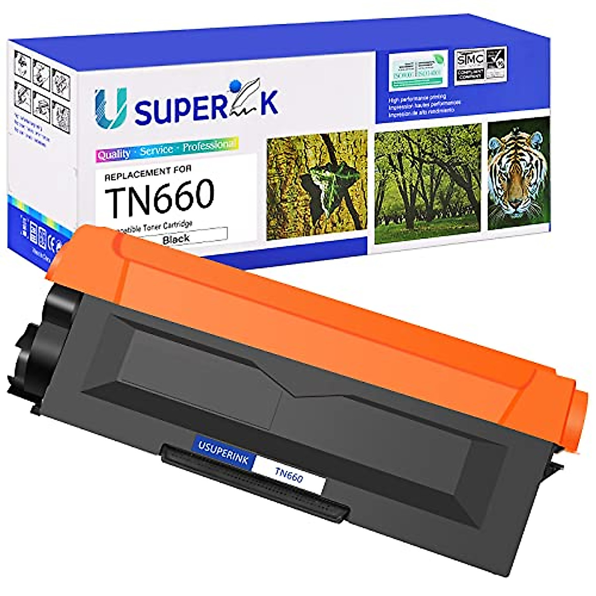 SuperInk Toner Cartridge Replacement Compatible for Brother TN630 TN660 TN-660 Use with HL-L2300D DCP-L2520DW DCP-L2540DW HL-L2360DW HL-L2320D HL-L2380DW MFC-L2707DW MFC-L2720DW Printer (Black 1 Pack)