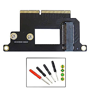 NFHK M.2 NGFF M-Key NVME SSD Convert Card fit for Mac Pro 2016 2017 13" A1708