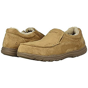 Skechers Men's 66445 Expected X Slipper, Tan, 11 Medium US