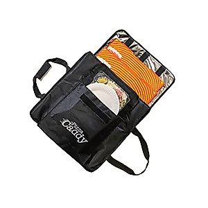 Pizza Caddy Insulated Food Delivery Bag 20-Inch by 20-Inch by 6-Inch