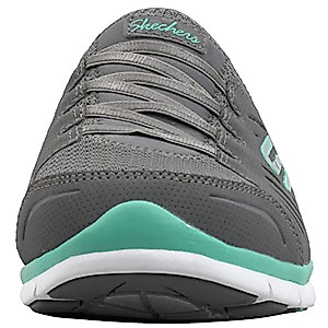 Skechers Sport Women's Gratis-No Limits Slip-On Mule Sneaker, Grey Mint, Grey Mint, 9 M US
