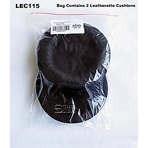 Scan Sound, Inc. 115mm Size Leatherette Headphone Cushions - Bag of 2