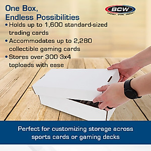 BCW Shoe 2 Row Storage Box (1600 Ct.) - Corrugated Cardboard Storage Box - BX-SHOE