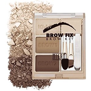 Milani Brow Fix Kit - Vegan, Cruelty-Free Eyebrow Color that Fills and Shapes Brows (Medium)