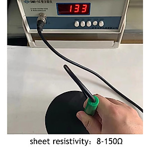 Conductive PU Film Carbon nanotube Graphene Film electrically Heated Therapy Electrode Patch Anti-Static Pressure Sensitive Conductive (400 x 400 mm)