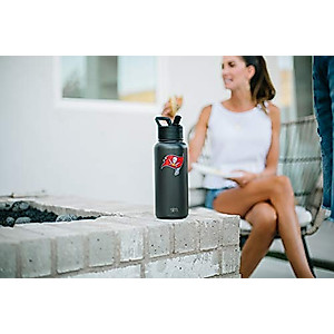 Simple Modern Officially Licensed NFL Denver Broncos Water Bottle with Straw Lid | Vacuum Insulated Stainless Steel 32oz Thermos | Summit Collection | Denver Broncos