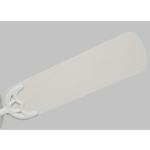 Monte Carlo 5HVO44RZW Haven Outdoor Ceiling Fan with Pull Chain, 44 inch, White - no Light, 5 MDF Blades