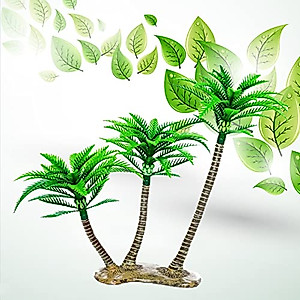 BESTOYARD Home Decor Decoraciones para Salas De Casa 2 Pack Palm Model Artificial Aquarium Tree Artificial Aquarium Plants Fish Tank Tree Tree Mini Artificial Home Decor Artificial Plants