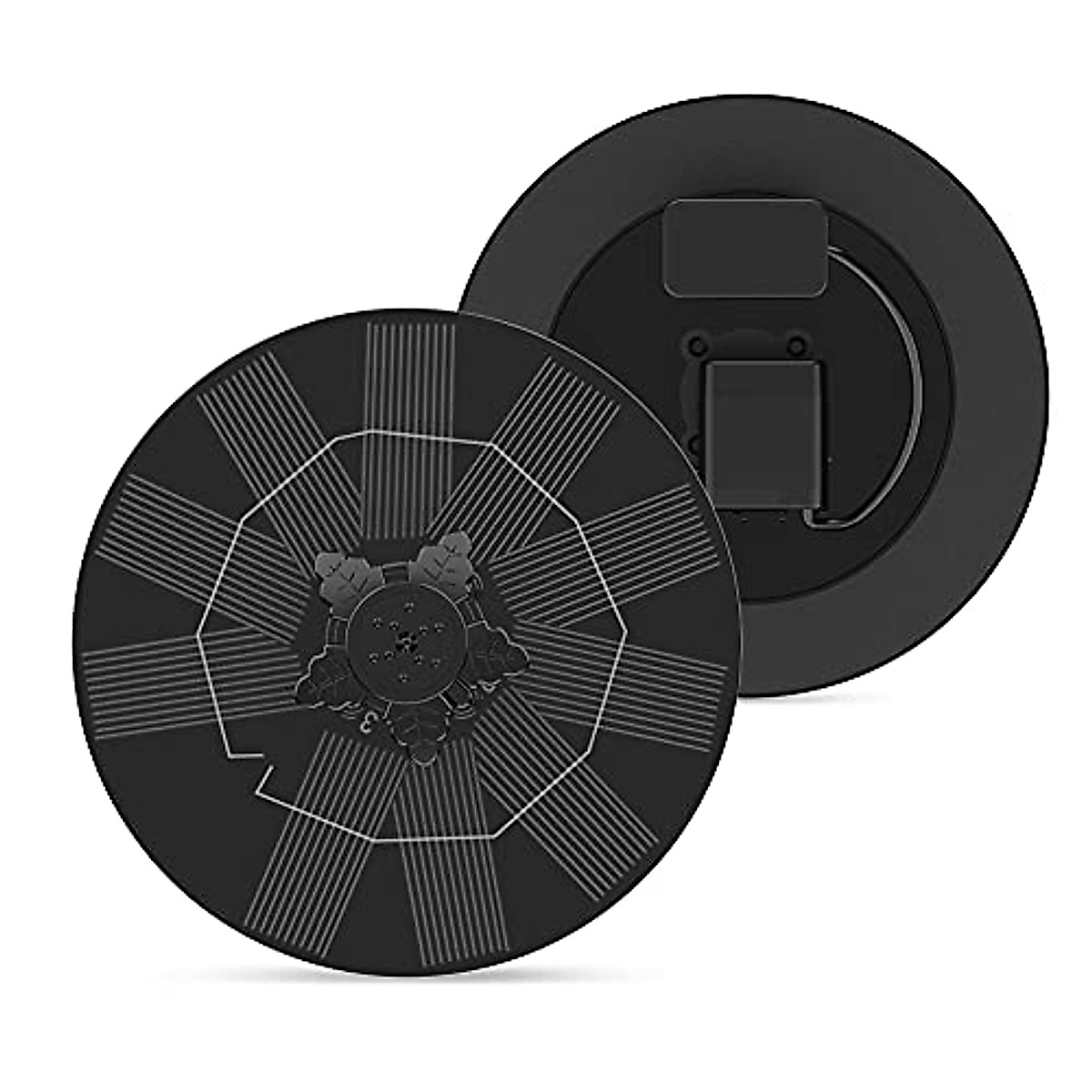 Xinhong Solar Bird Bath Fountains, Upgrade 3W Solar Powered Fountain Pump with 3 In 1 Rotation Nozzle, Free Standing Floating Solar Fountain Pump for Bird Bath, Fish Tank, Pond