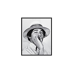 Poster Master Vintage Photograph Poster - Retro Portrait Print - 8x10 UNFRAMED Wall Art - Gift for Artist, Friend - Young Barack Obama Smoking Cigarette, President - Wall Decor for Home, Office