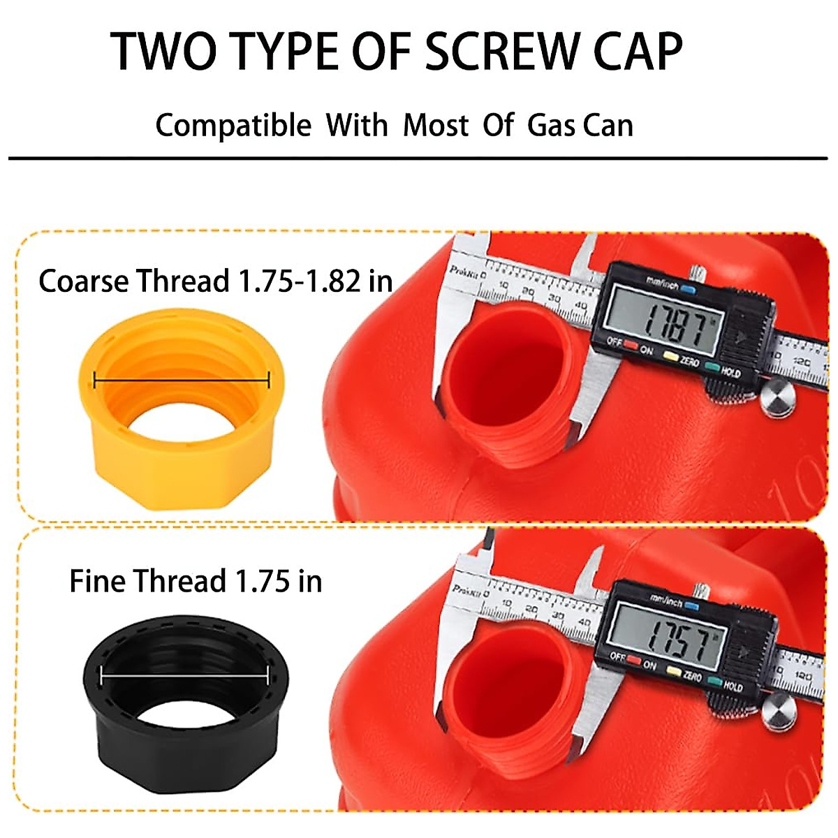 Gas Can Spout Replacement Universal Kit Leakproof Angle Nozzles Gasket Filter Screen Vent Cap Drill Bit for Old Style Gas Can Compatible with Midwest Blitz Gott Rubbermaind Essence Scepter Pack of 3