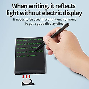 Amoretti Sonnet Mini LCD Writing Tablet, 6.5in Erasable Reusable Electronic Drawing Pads, Electronic scratchpad for Kids and Adults. Black