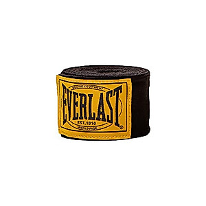 Everlast Professional Hand Wraps (180-Inch, 1910 Black)